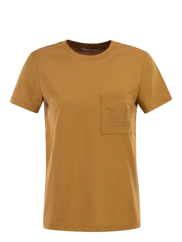 Max Mara Papaia Pocket T-shirt - Brown