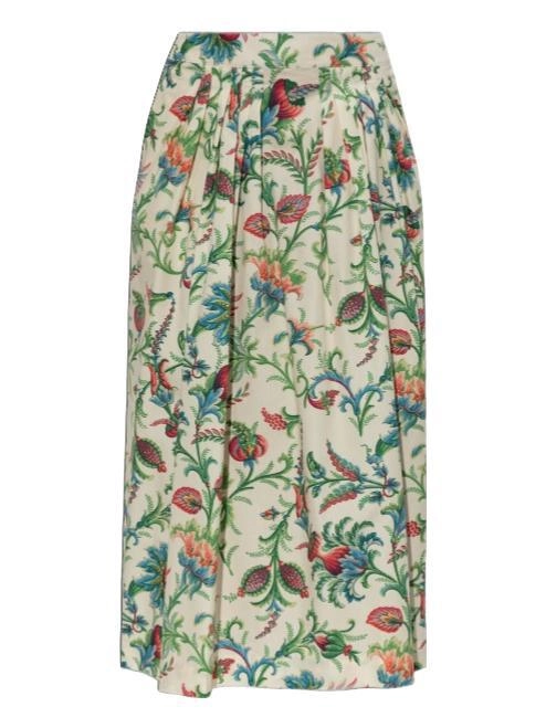 Etro Floral Motif Midi Skirt - No