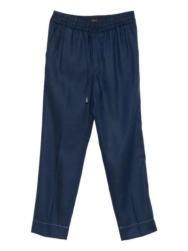 Brioni Drawstring Trousers - Blue