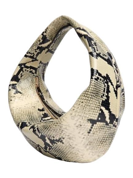Khaite Olivia Medium Hobo Bag - Animal Print / Ivory