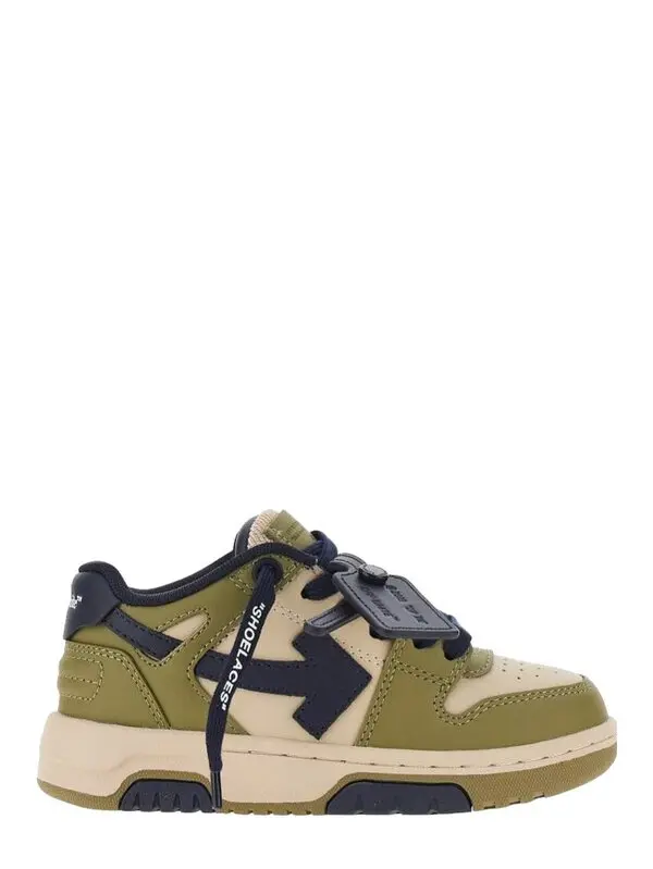 Off-White Out Of Office" Leather Sneakers - Green