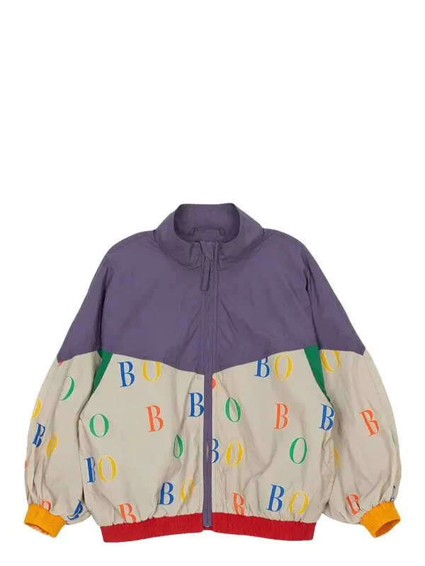 BOBO CHOSES Long Sleeve Jacket With Stand Collar - Nude