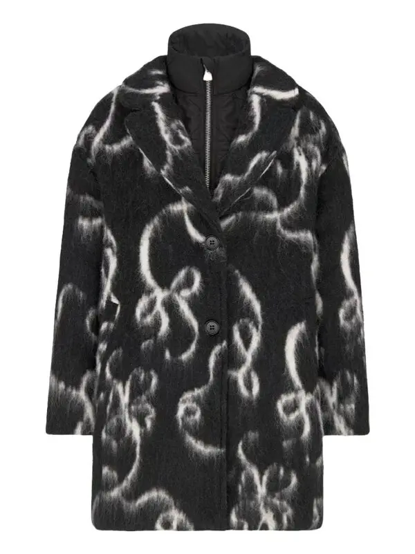 Dior Three-in-one Embroidered Coat - Black