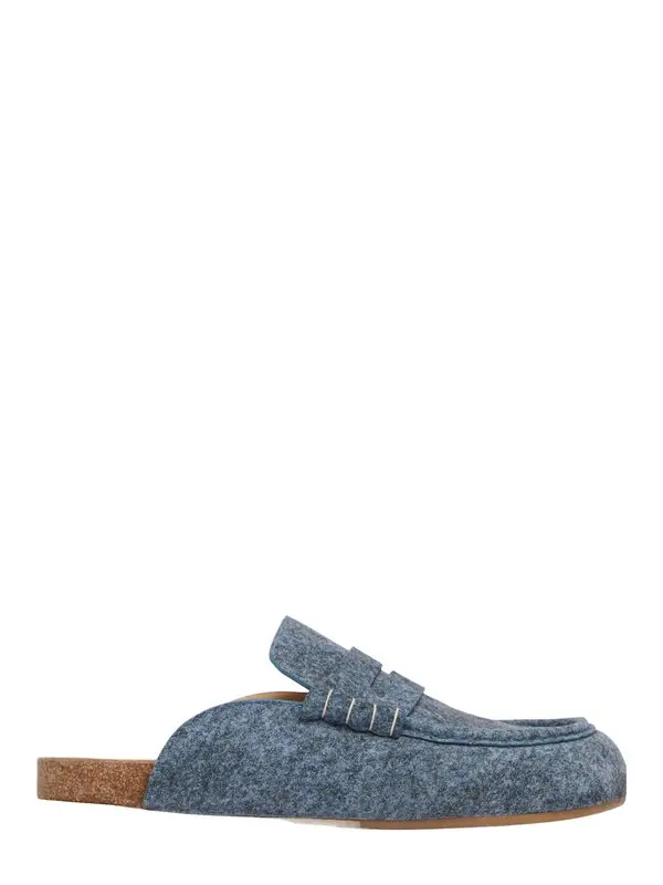 J.W.ANDERSON Stitched Mules - Denim Blue