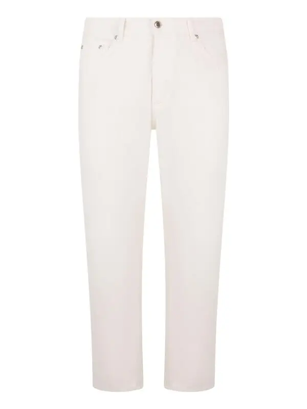 ICON DENIM LOS ANGELES Classic Straight-leg Jeans - White