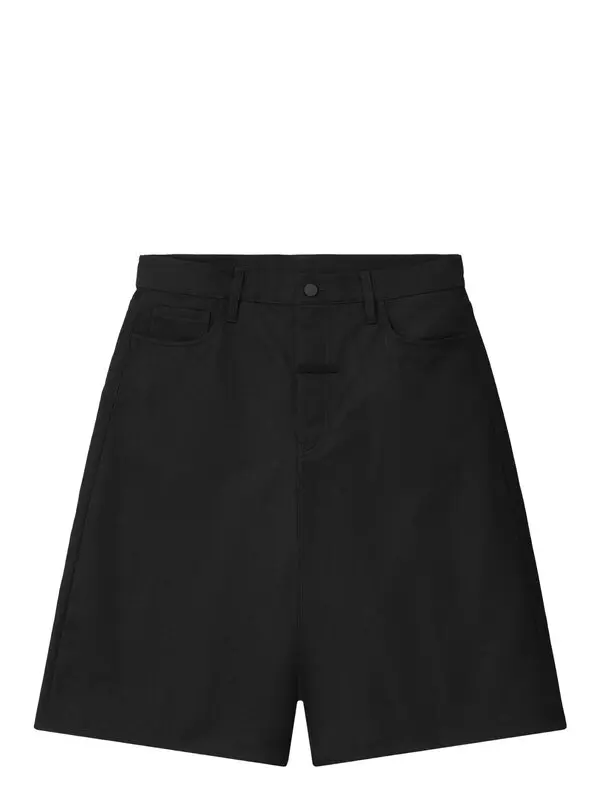 Fear Of God Straight Fit Five-pocket Shorts - Vintage Black