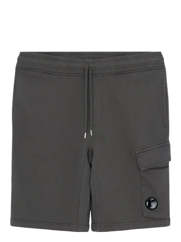 C.P. COMPANY Drawstring Cargo Shorts - Black
