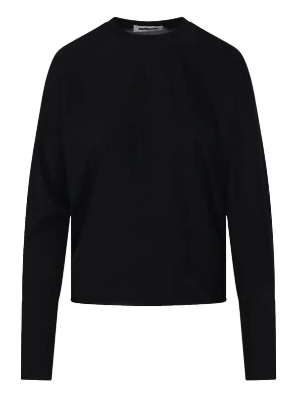 DARKPARK Long Sleeve Round Neck Top - Black