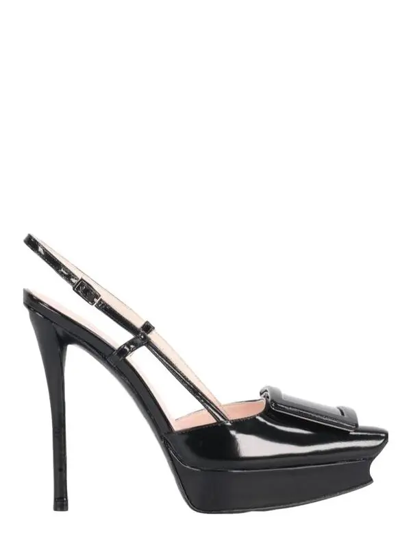ROGER VIVIER Choc Platform Pumps - Black