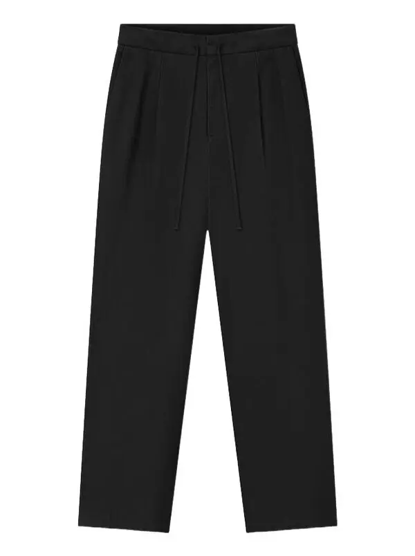 Fear Of God Pleated Wide-leg Trousers - Vintage Black