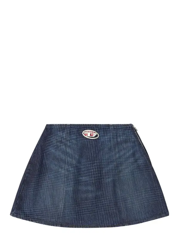DIESEL® De-sweny S1 Denim Mini Skirt - Dark Blue