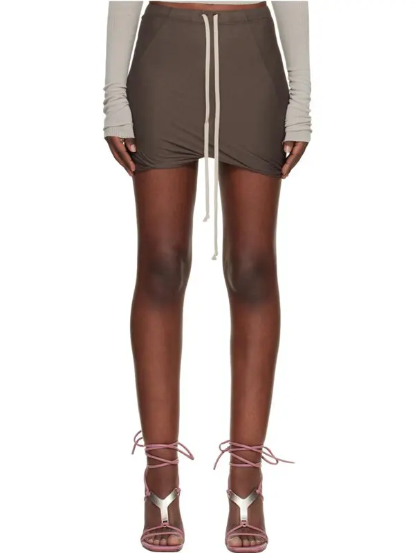 Rick Owens Drawstring Shorts - Dark Gray