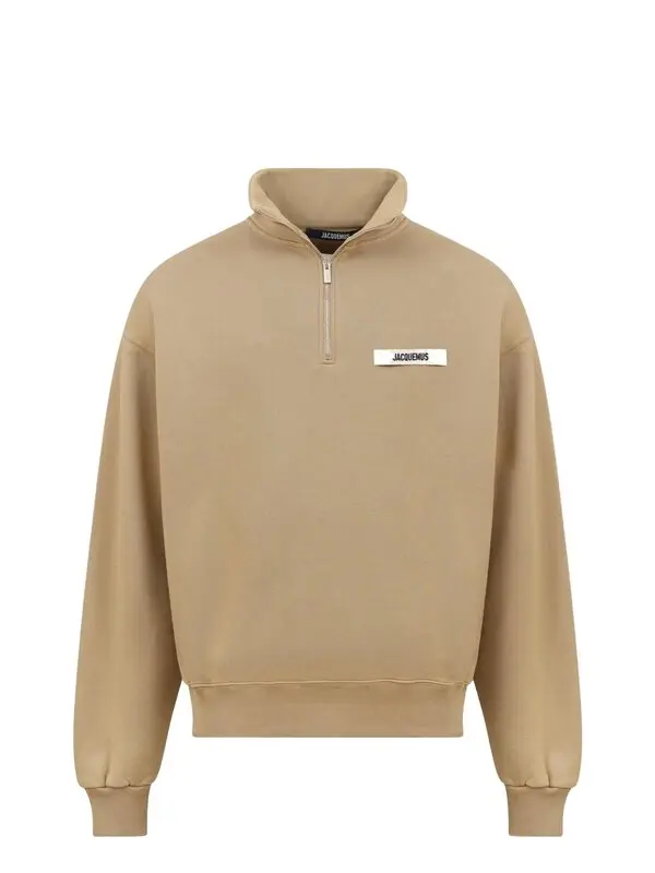 Jacquemus Logo Patch High-neck Sweatshirt - No