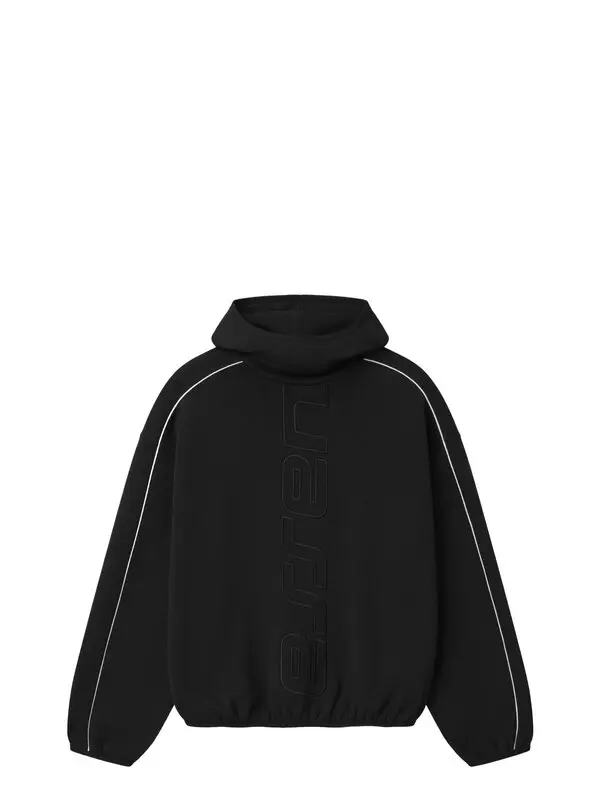Fear Of God Piped Embossed Hoodie - Vintage Black