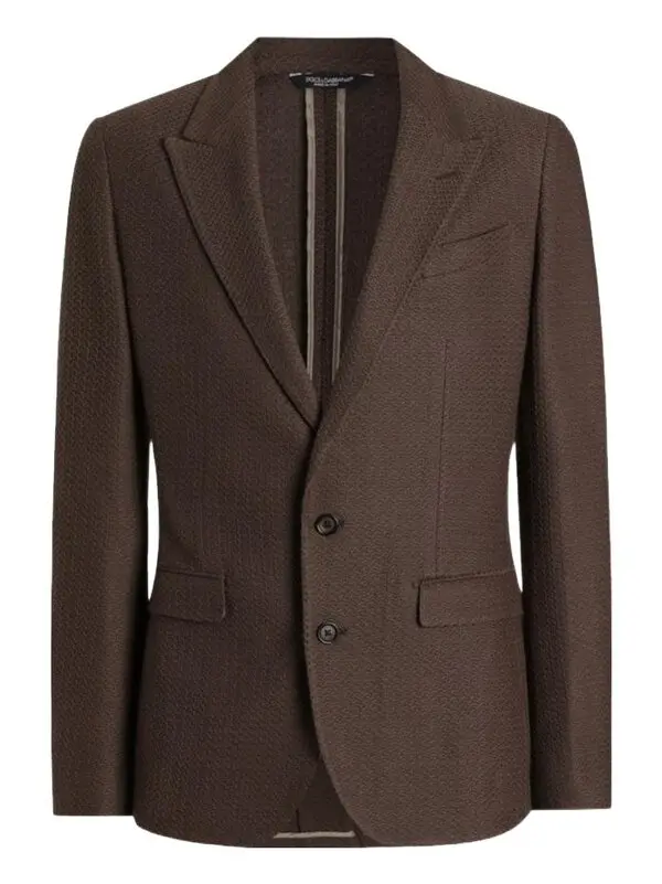 Dolce & Gabbana Dolce Gabbana Single-breasted Blazer - Brown