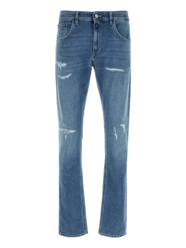 PT TORINO Distressed Slim Jeans - Blue