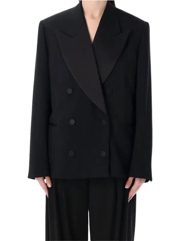 Dries Van Noten Bosea Double-breasted Blazer - Black