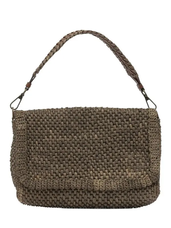 IBELIV Flap Shoulder Bag - Brown