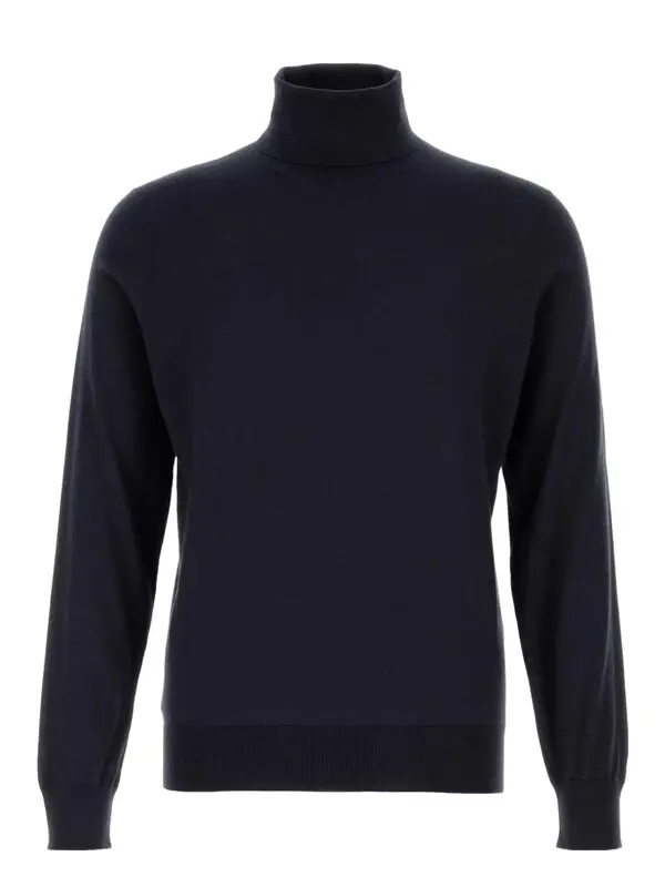 Zegna Long Sleeved Knitted Jumper - Black