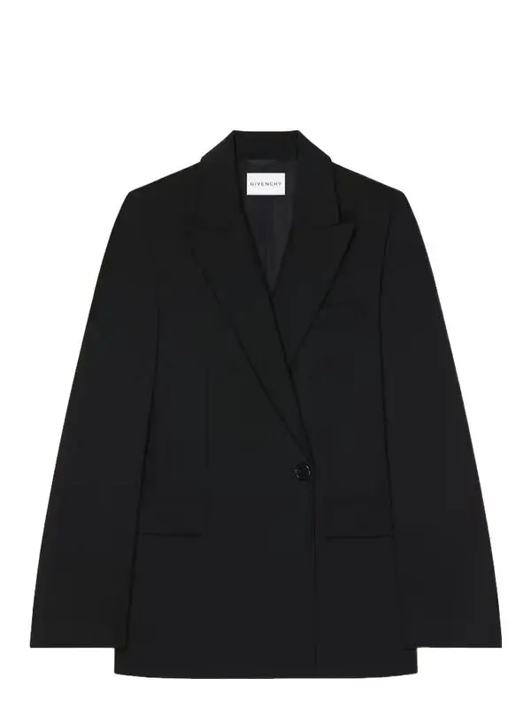 Givenchy Single-breasted Tailored Blazer - Black