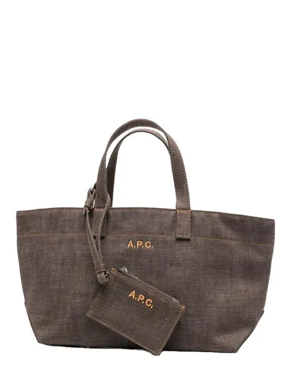 A.p.c. Le Drummer Small Tote Bag - Brown