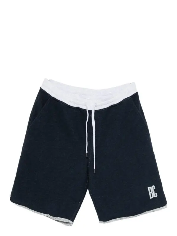 Brunello Cucinelli Drawstring Logo Shorts - Black