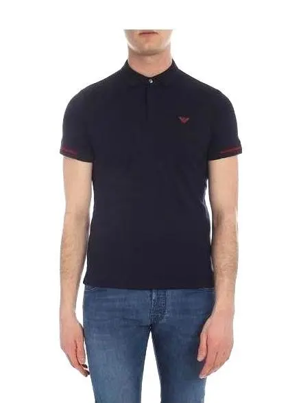 Emporio Armani Classic Polo Shirt - Black