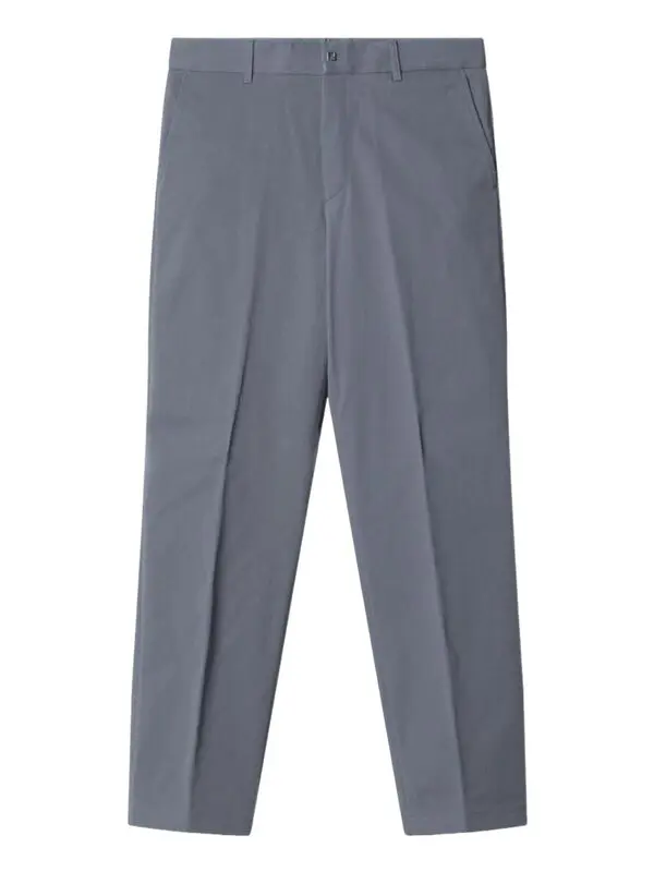 Fendi Pinko Tailored Straight-leg Trousers - Gray