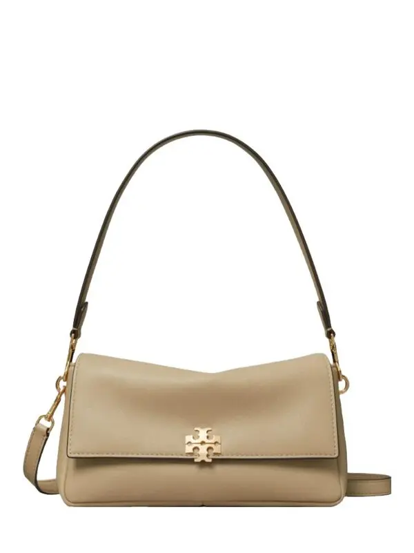 Tory Burch Charlie Small Shoulder Bag - Soft Cement