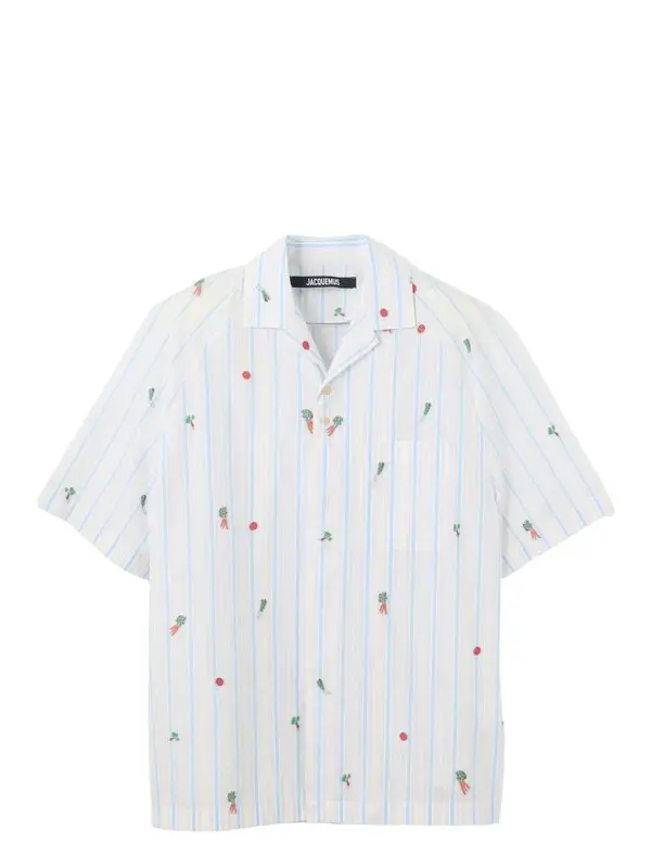 Jacquemus The Romarin Short-sleeved Shirt - No