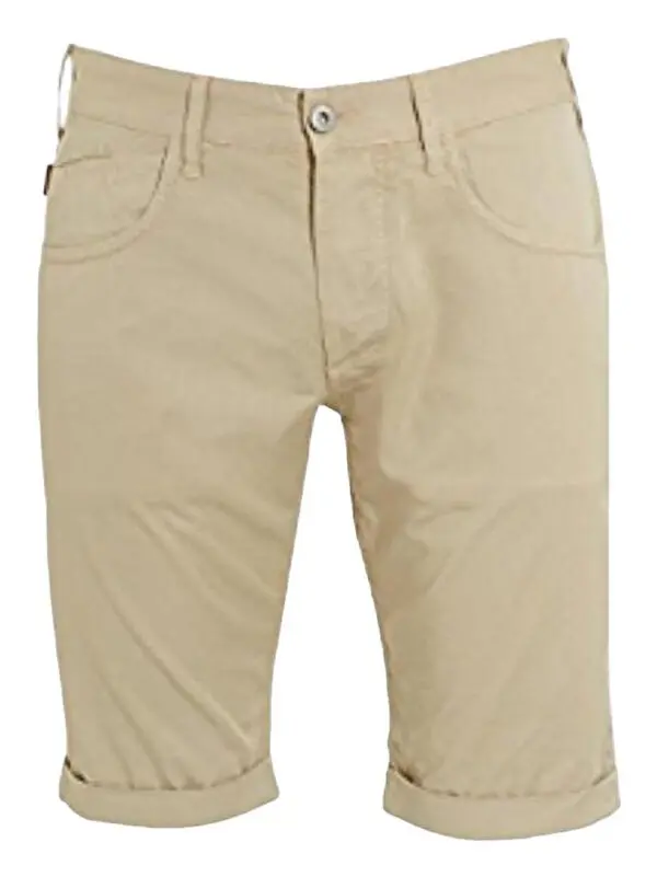 Emporio Armani Logo Detail Shorts - Nude