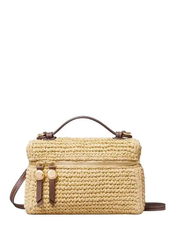 Tory Burch Romy Woven Shoulder Bag - Natural Color