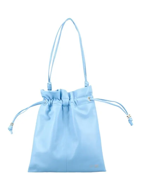 Celine Small Crystal Pouch In Lambskin - Blue