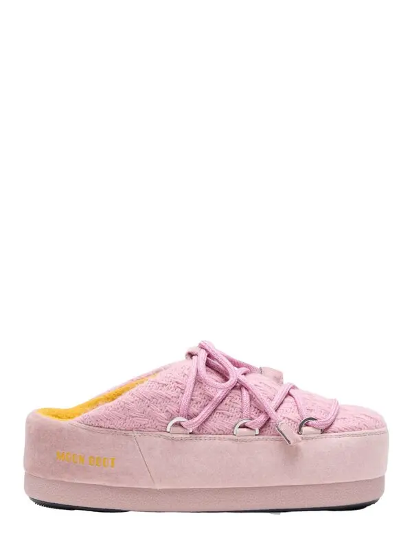 Moon Boot X Guest In Residence Evx Knit Mules - Rose