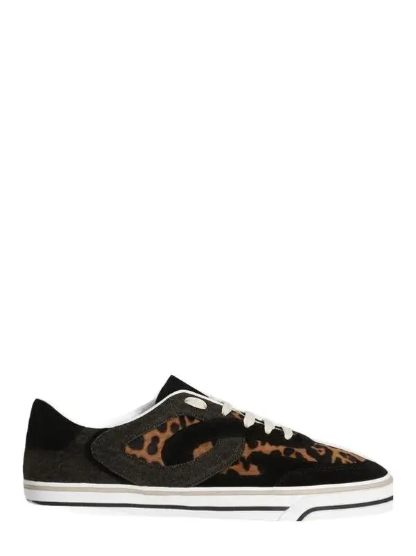 Dolce & Gabbana Dg Sailing Pattern Low-top Sneakers - Black