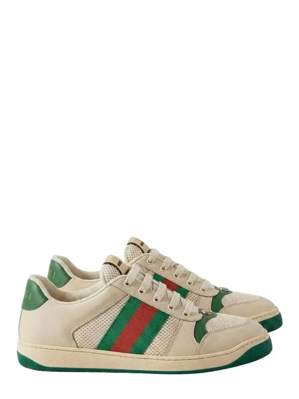 Gucci Screener Sneakers - White