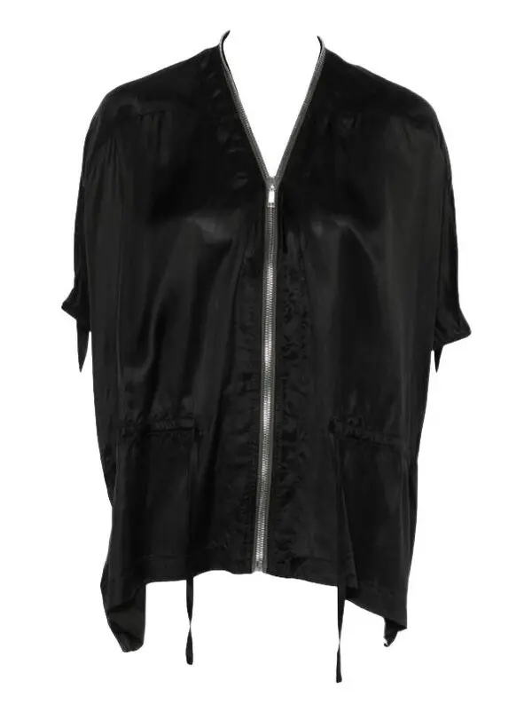 Rick Owens Sail Short-sleeve Jacket - Black