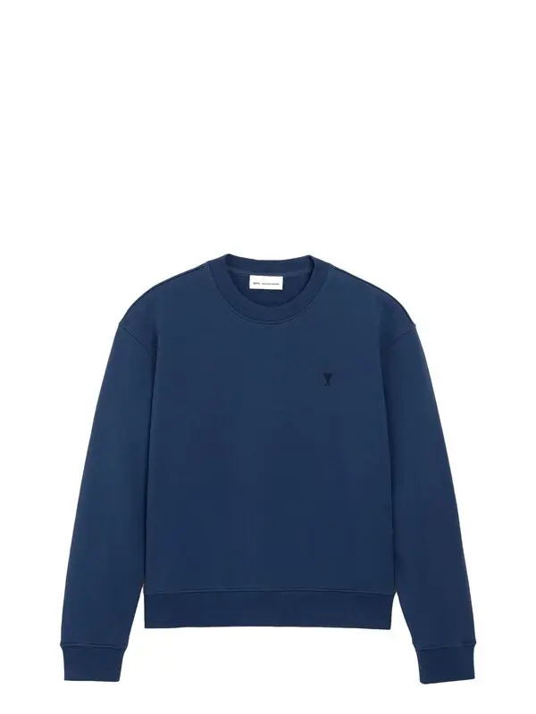 Ami De Coeur Embroidered Sweatshirt - Ink
