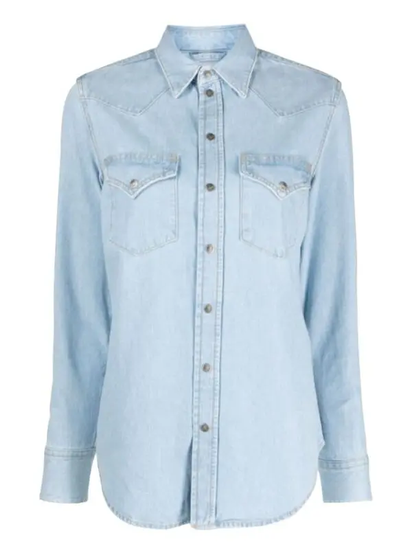 DIESEL® Chest Pocket Denim Shirt - Blue