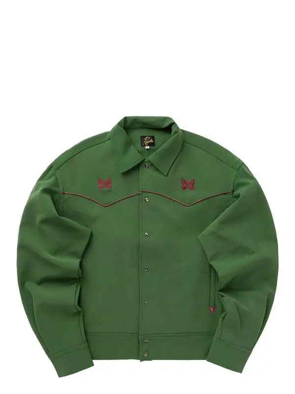 Needles Piping Long-sleeved Casual Jacket - Green