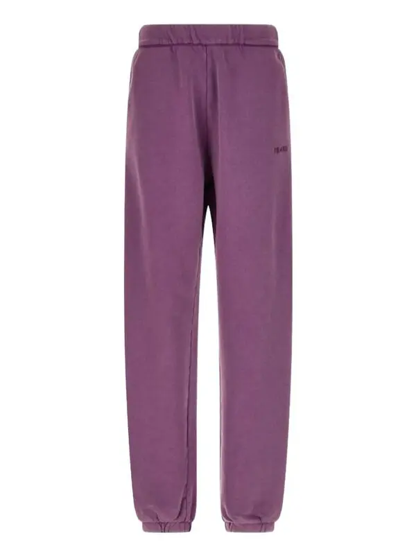 Attico Embroidered Logo Sweatpants - Purple