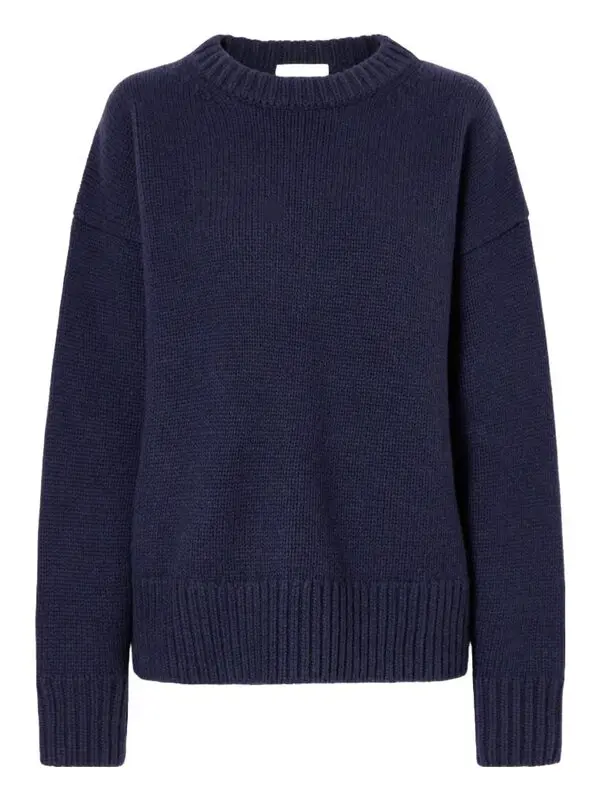 THE ROW Crew Neck Sweater - Black