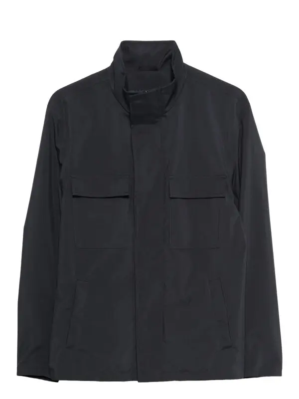 Herno High-collar Field Jacket - Blue