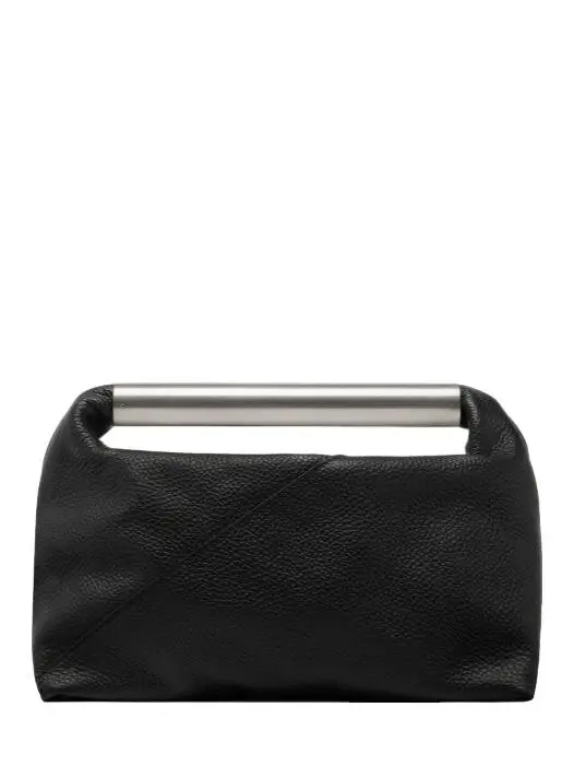 MAISON MARGIELA Japanese Metal-handle Clutch Bag - Black