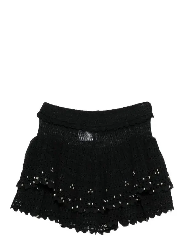 Isabel Marant Étoile Beaded Mini Skirt - Black