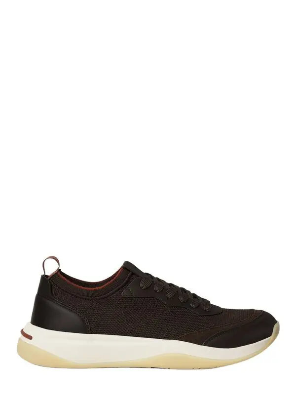 Loro Piana 410 Lp Walk Sneakers - Ochre Brown