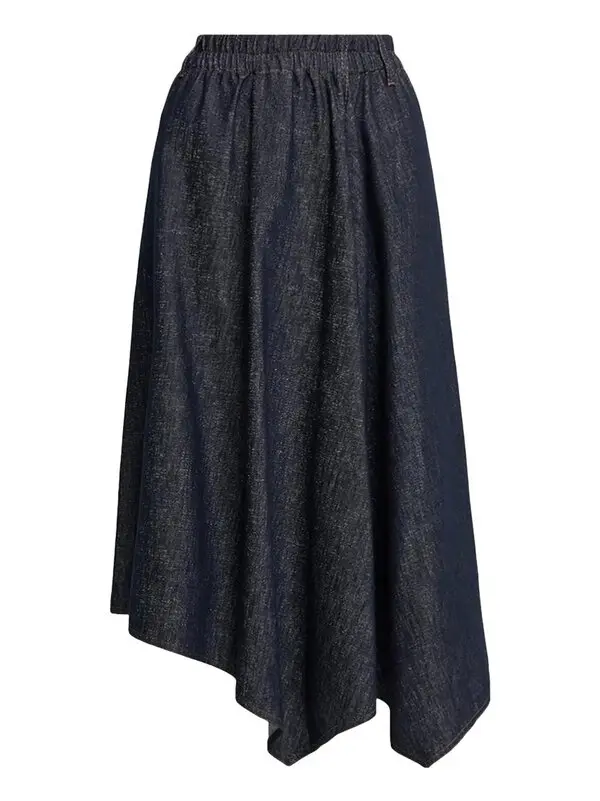 Brunello Cucinelli Belt Loop Midi Skirt - Black