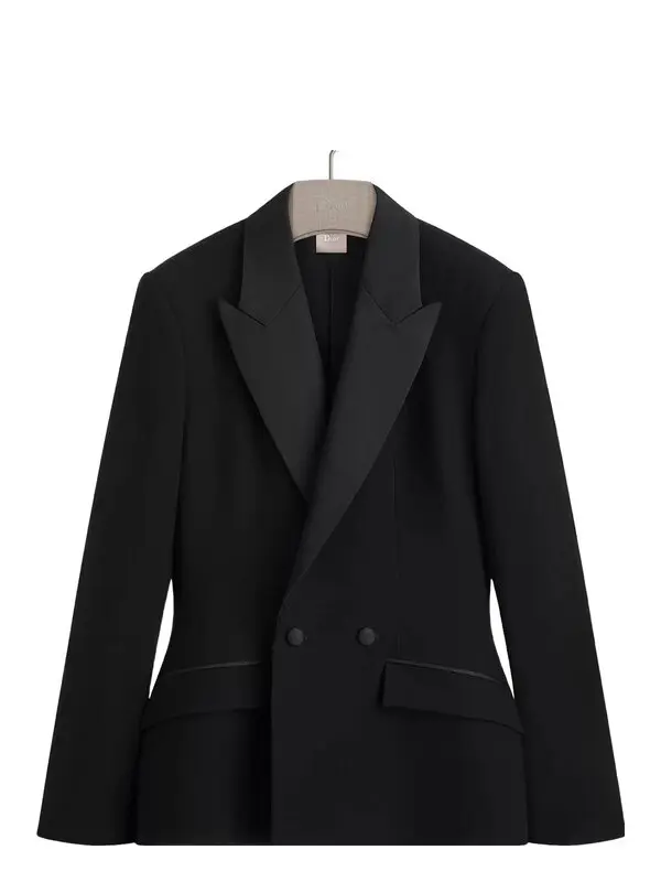 Dior Double-breasted Tuxedo Blazer - Black