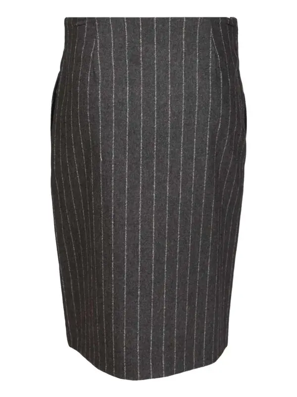 Loulou De Saison Mason Wrap Skirt - Grey
