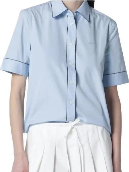 Prada Short Sleeve Shirt - Sky-blue